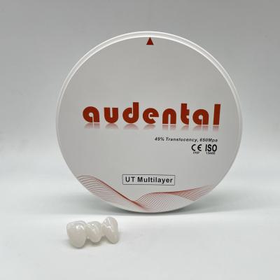 China UT Multilayer Dental Zirconia Block High Translucency and Strength for Optimal Aesthetics en venta