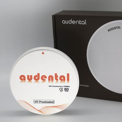 China Audental HT White 16 Coloring Liquids Zirconia Blocks Dental Lab CAD CAM System Factory Price Dental Consumable Dental Zirconia for sale