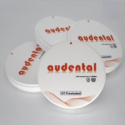 China High Translucency HT/DHT Zirconia Dental Blocks CAD CAM Materials for sale