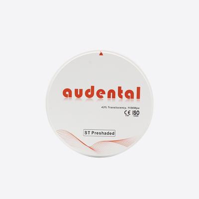 China Pre Shaded Zirconia Block High Translucency and Strength for Natural Aesthetic Dental Restorations and Full Contour Cases for sale