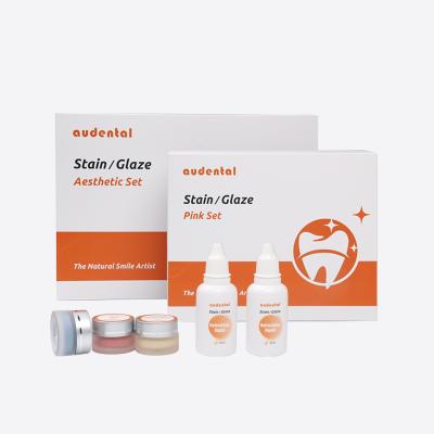 China Dental Lab Equipment Featuring Stain and Glaze Paste Set for Smooth Handling Controlled Application and Shade Reproduction for sale