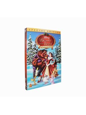 China 2016 Beauty and the Beast The Enchanted Christmas cartoon dvd movie disney children dvd box set Tv show with slipcover for sale