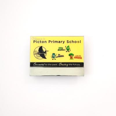 Picton Primary School Custom Enamel Badge Lapel Pin With Rubber Clutches