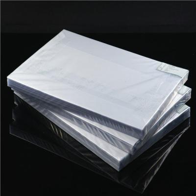 China 0.04-0.1mm Thickness High Strength PVC Coated/uncoated Overlay  for pvc card production for sale