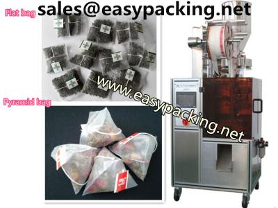 China Automatic pyramid nylon tea bag packing machine with envelop for sale
