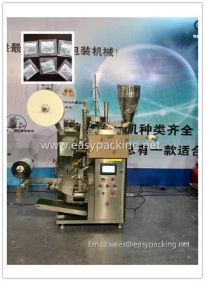 China Automatic herbal tea bag packaging machine with string,tag and envelop for sale