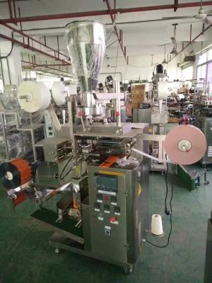 China automatic filter bag coffee packing machine with thread and tag and envelop for sale