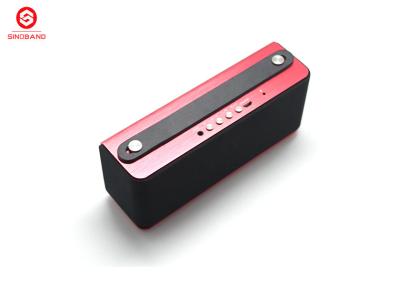 China FCC / SGS Mini Sound Bluetooth Speaker Heavy Metal + Leather Handle For Computer for sale