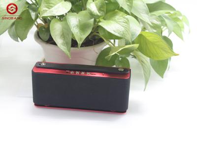 China Red Loud Portable Bluetooth Speaker , Active Wireless Bluetooth Speakers for sale