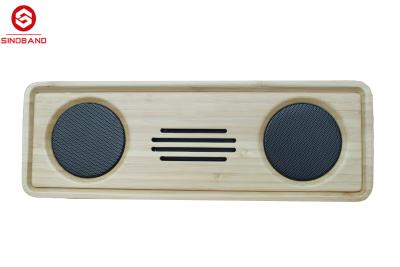 China Rechargeable Hi - End Pure Natural Bamboo Bluetooth Speaker with craftsmanship for sale
