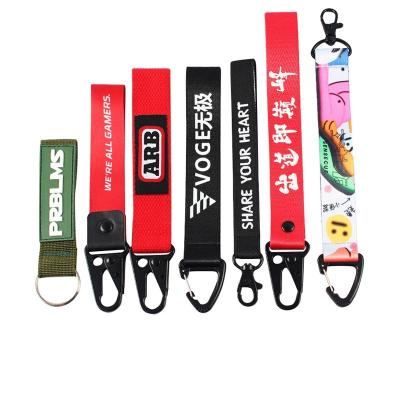 China Custom Embroidered Key Ring Design Custom Hotsales Key Ring and Embroidered logo Keychain for sale