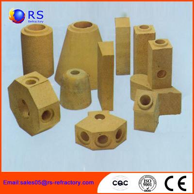 Cina Mattone di allumina di resistenza all'usura alto, mattone refrattario d'isolamento per l'acciaieria/siviera d'acciaio in vendita