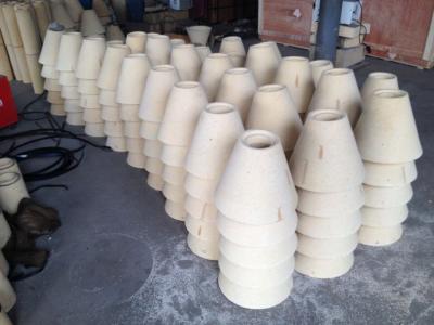 Cina Mattoni di argilla refrattaria di Brown scuro/su mattone refrattario dell'allumina per l'acciaio di versamento della fornace industriale in vendita