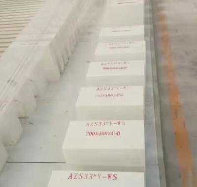 China Fabrikpreis gegossener Zirkonia-Korundziegel zu verkaufen