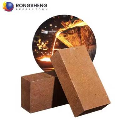 Cina Lungsheng Refractory Mgo Fire Bricks Magnesia Refractory Brick per forni alcalini a fuoco aperto in vendita