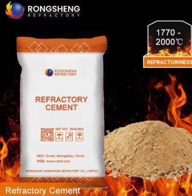 China High Temperature Ca-70 Ca-75 Ca-80 Refractory Cement Fast Setting Heat Resistant Calcium Aluminate Cement for sale