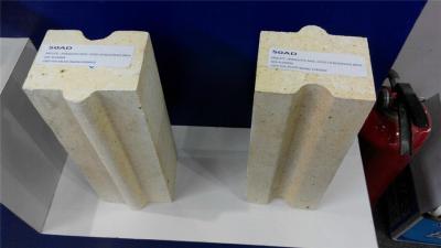Cina Mattoni della mullite della colata fusi bianco, mattone refrattario di resistenza di shock termico in vendita