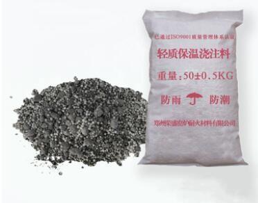 Cina Grey Insulating Refractory Castable leggero in vendita