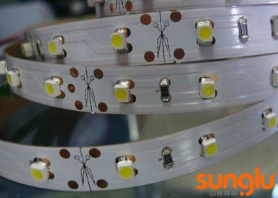 China DC 12V 4.8W SMD3528 60D Flexible LED Strip light , 8mm Green Flex LED ribbon lighting for sale