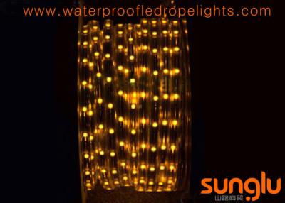 China Yellow Waterproof LED Rope Lights Energy Saving High Voltage LED Strip for sale