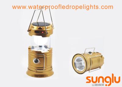 China 3 W Waterproof Solar LED Camping Lantern / Outdoor Led Camping Light for sale