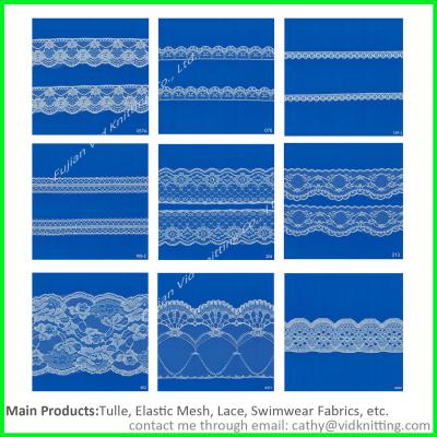 China Hot Selling Fashion Nylon Spandex Lace Trim for Lingerie for sale