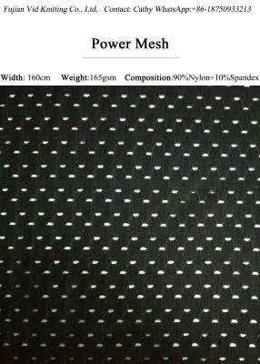China Nylon Elastane Knitting Mesh Fabric/Pointelle Knit Fabric for sale