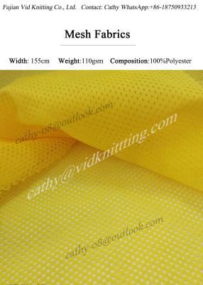 China 110gsm Polyester Mesh fabric with the width 155cm for sale