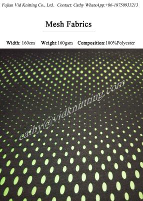 China 160cm in full width Polyester Warp Knitting Mesh fabric for Apparel for sale