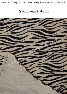 China Lycra / Spandex  Warp Knitted Swimwear Fabric Swimsuit Fabrics for sale
