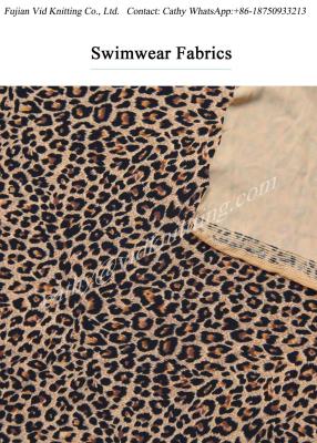 China Stretch Lycra / Spandex Swimwear Warp Knitted Fabric Swimsuit Fabrics for sale