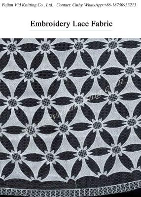 China Polyester Lace Fabric Embroidery Lace Fabrics for sale
