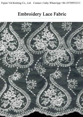 China Lace Fabric Embroidery Lace Fabrics for sale