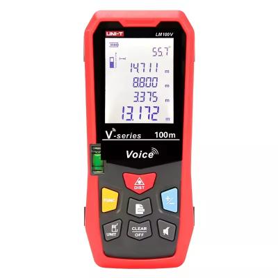China Custom Outdoor Distance 100 Meter Laser Distance Meter Device UNI-T LM100V for sale