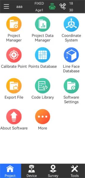 Foif Stonex E Survey Unistrong UFO Surpad 4.2 Software Android APP