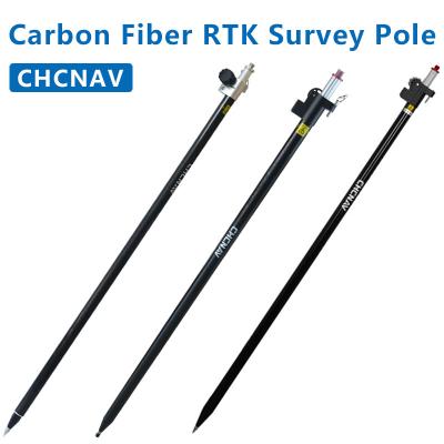 Cina Polo estensibile in fibra di carbonio per GPS RTK GNSS Polo Rover telescopico CHC Polo di rilevamento GPS in vendita
