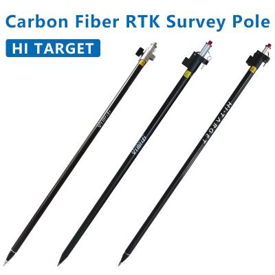 Cina Polo estensibile in fibra di carbonio per GPS RTK GNSS Polo Rover telescopico HiTarget Polo di rilevamento GPS in vendita