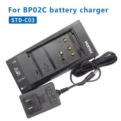 Cina Caricatore STD-C03 professionale per Pentax Total Station BP02C Batteria MB02 Batteria di rilevamento carica in vendita
