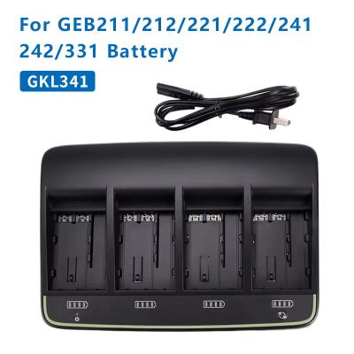 China Four Slots Car Charger GKL341 For Lithium Battery Model GEB242/241/211/212/221/222 1PCS for sale