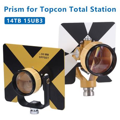 Cina Prisma singolo compatibile con Topcon SOUTH FOIF Costante di rilevamento della stazione totale -30/0mm 5/8x11 Portatore di filo di metallo femminile in vendita
