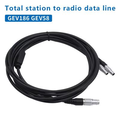 中国 GEV186 GEV58 ワイヤレス ラジオ 総ステーションと外部電池を接続する Y 形データケーブル 5PIN 販売のため