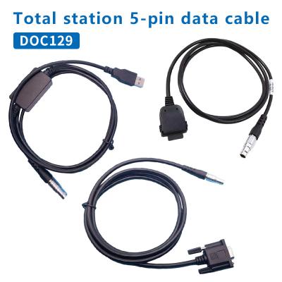 中国 DOC129 TOPCON SOKKIA のデータケーブル 合計ステーション ES/OS/PS PC (win11) 5ピン 販売のため