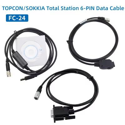 中国 FC-24USBデータケーブル TOPCON SOKKIA 合計ステーション ES/OS/PS PC (Win8/10) 6ピン 販売のため