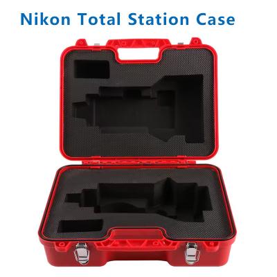 Cina Nuova custodia rigida di plastica rossa per strumento di rilevamento DTM352C/452C Nikon Total Station in vendita