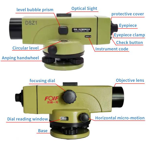 Quality FOIF Leveling Instrument High-precision Engineering Survey Dsz1/NAL124/DS05 for sale