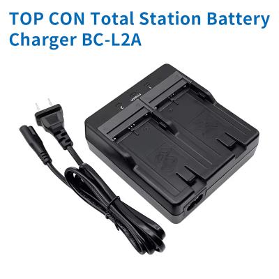 China BC-L2A Dual Battery Charger Compatible for Total Station BT-L2 BDC46 BDC58 BDC70 Batteries Charging Dock EU US PLUG for sale