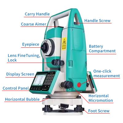 China Ruide RTS-822R10M Total Station with 2'' Accuracy and Dual Axis Tilt Sensor for sale
