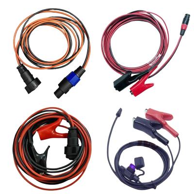 China Leidi RD8000/8100/8200/PCM Pipeline Detector Transmitter Power Cord Connection Battery Clamp Cable for sale