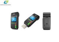 China Encryption Wireless POS Terminal Black Wireless Swiping Machine for sale