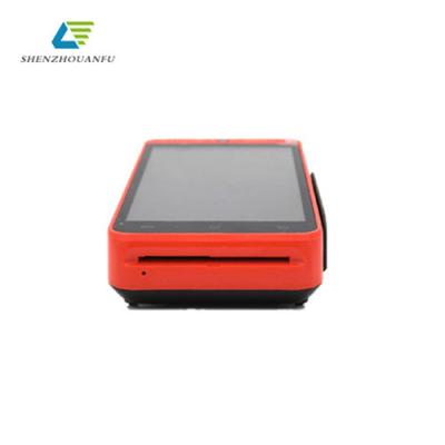 China EMV Smart POS-terminals Quad Core aangepast met LCD-scherm Te koop